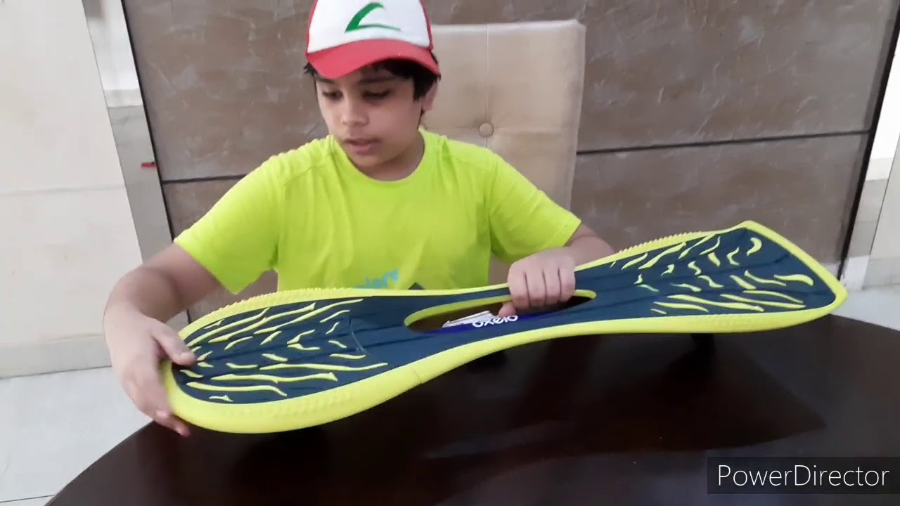 Oxelo waveboard unboxing and tips - YouTube