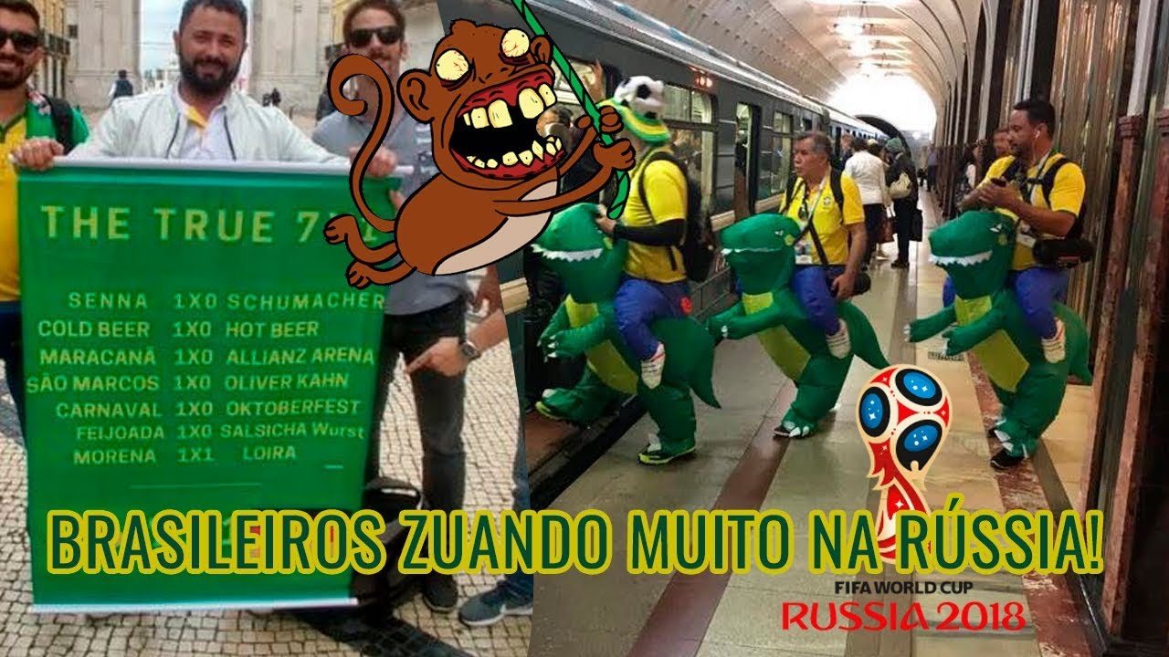 Olha só a zueira dos Brasileiros na Rússia - AS MELHORES ZUEIRAS NA ...
