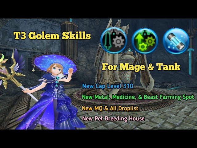 Toram Online: New Golem Skill, Level Cap Increased to 310, Pet Breeding ...