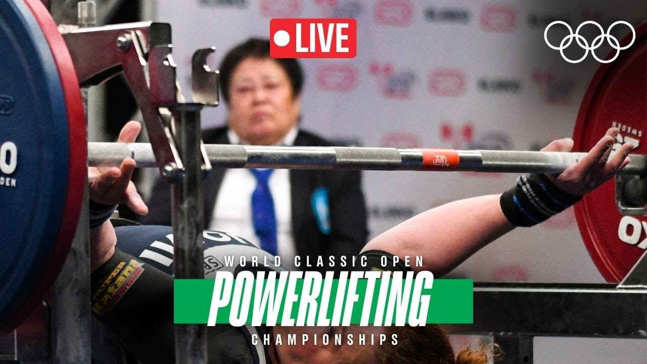 🔴 LIVE Powerlifting World Classic Open Championships | Women's 52kg ...