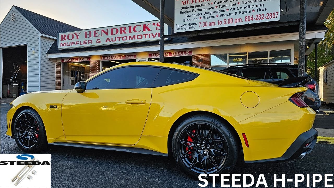 Wasp Gets New H Pipe (2024 Mustang GT) - YouTube