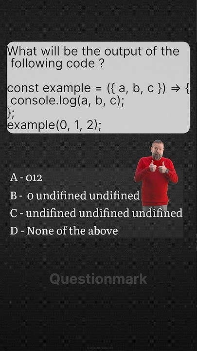 what will be the output of the following code? #javascript #programming ...