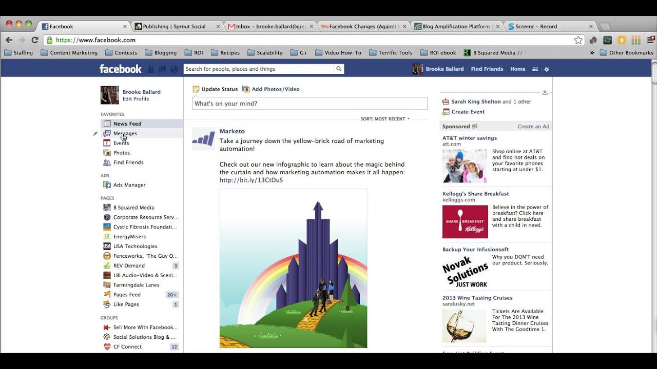 B² How-To: Check Your Hidden Facebook Inbox For Messages - YouTube