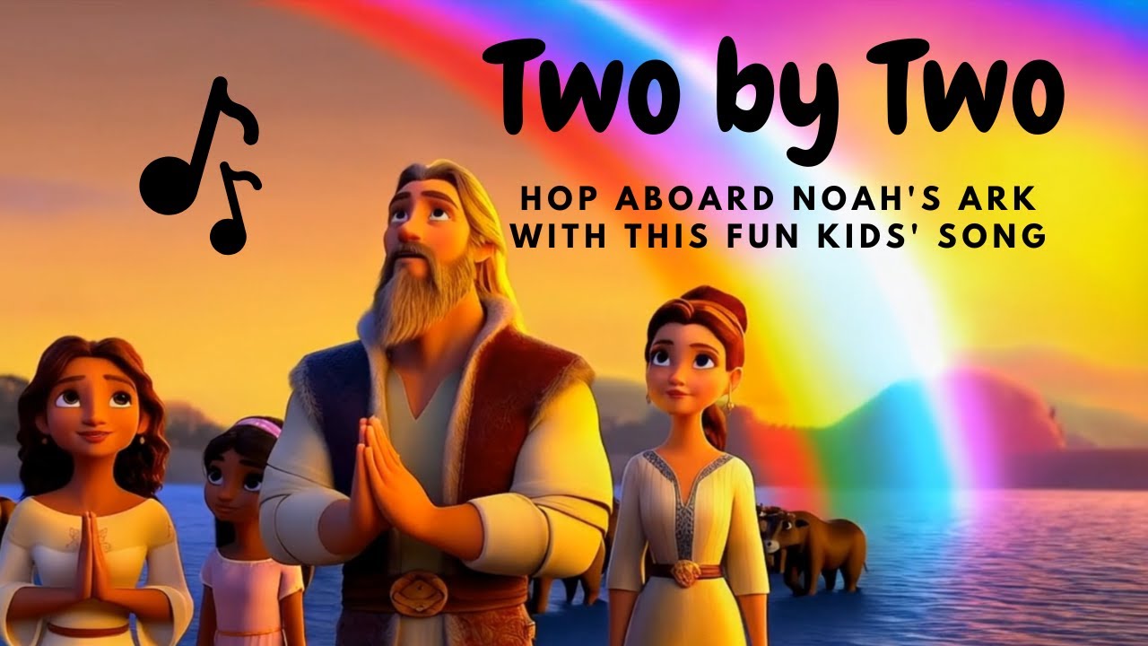 🎶 Two by Two Children's Animated Song Inspired by the Story of Noah's ...