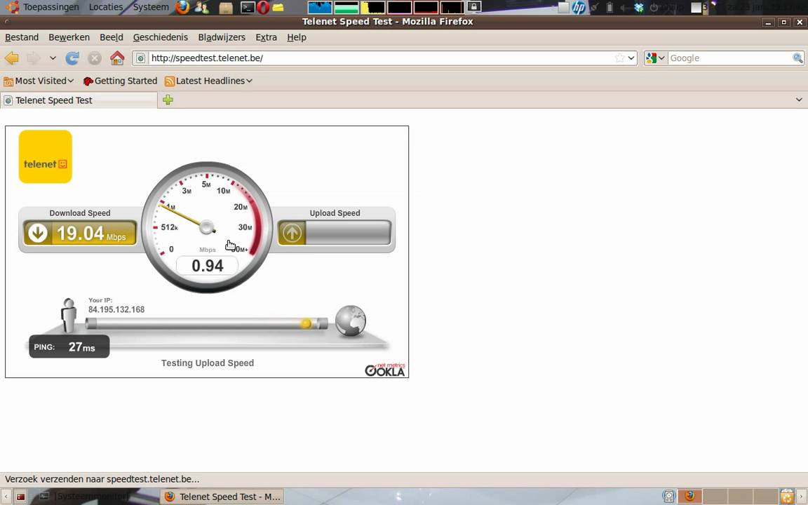 Speedtest Telenet ExpressNet XL (20 Mbps) - YouTube