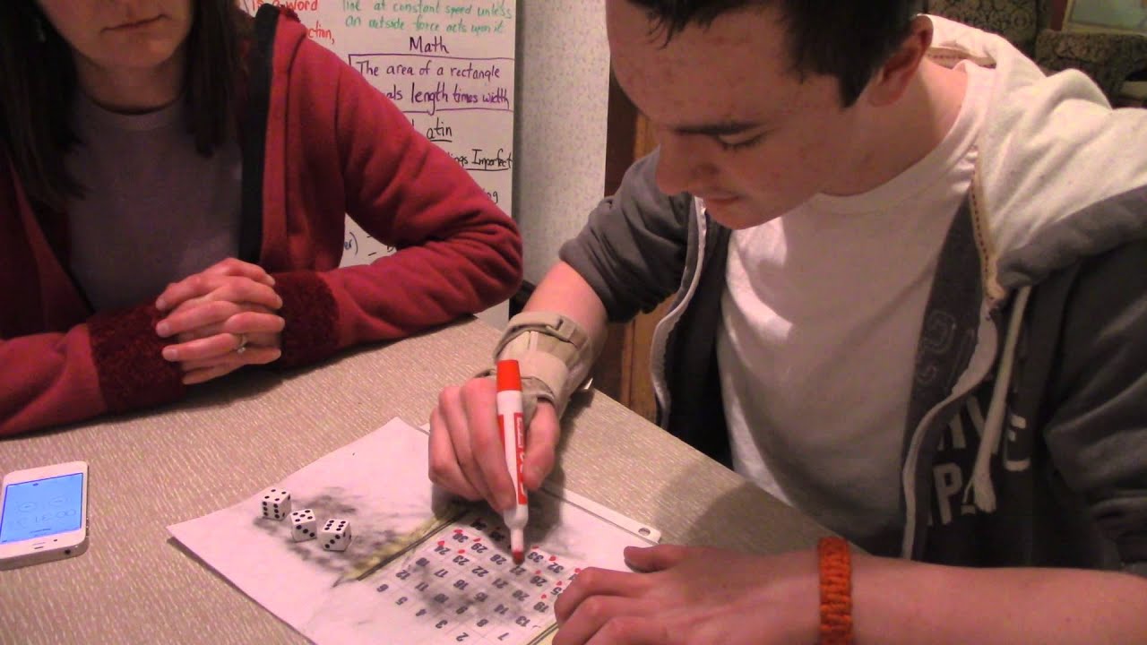 Andy Playing Number Knockout - YouTube