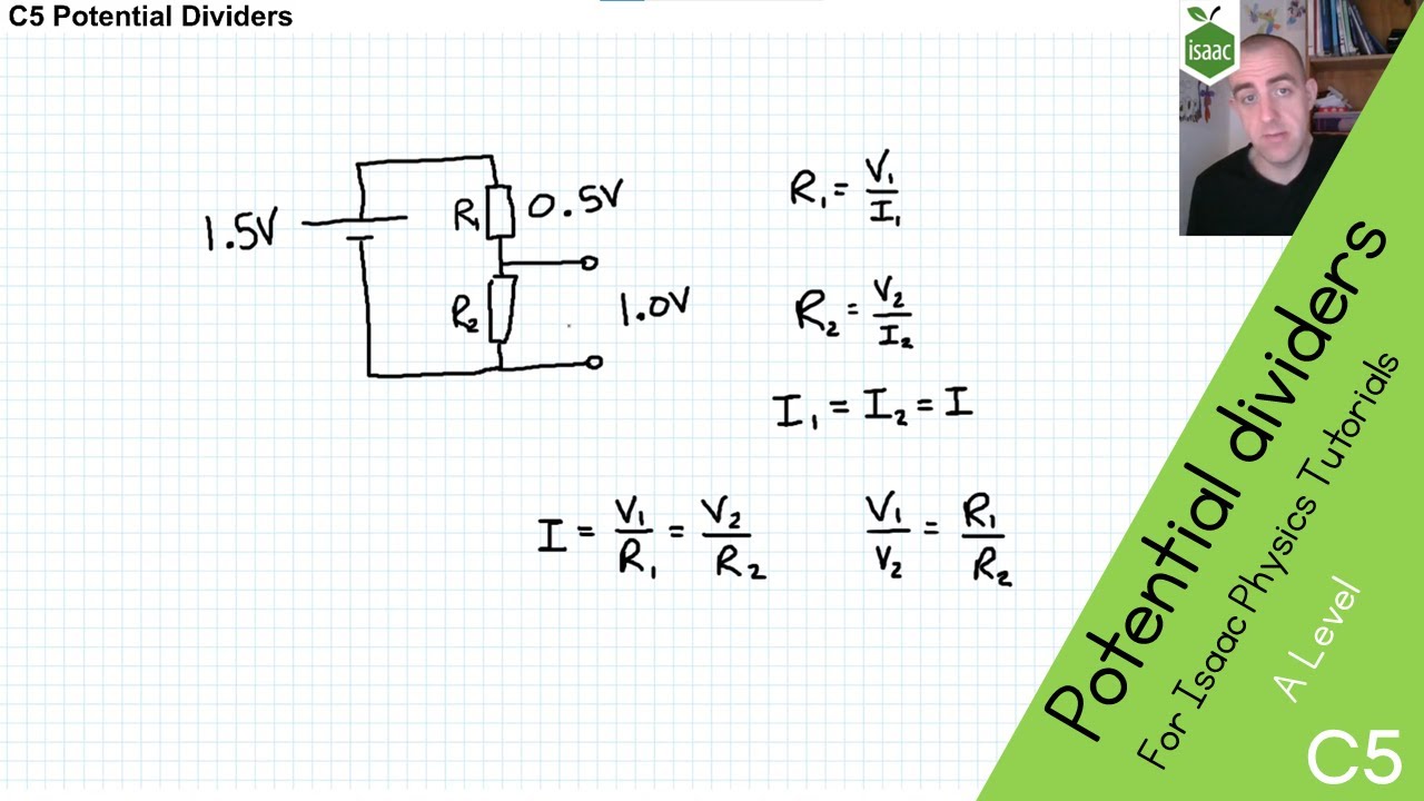 C5 Potential dividers | Recorded for Isaac Physics Covid-19 tutorials ...
