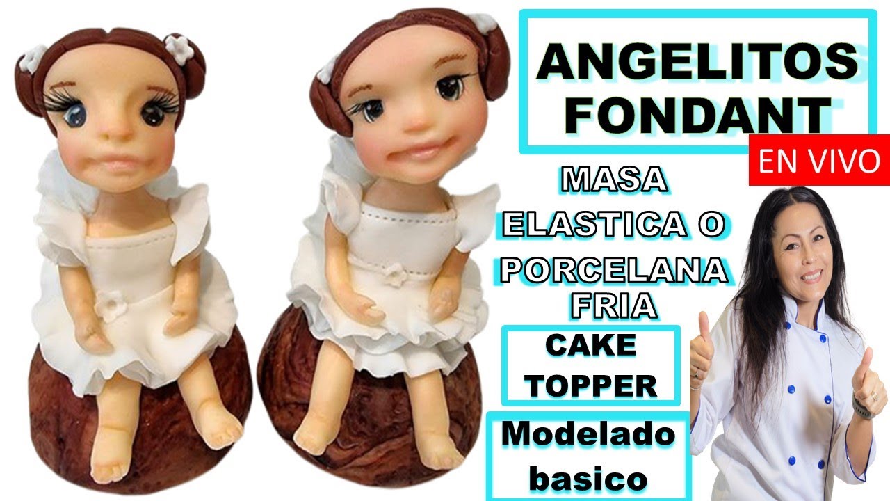 MODELADO ANGELITOS - CAKE TOPPERS - PRINCIPIANTES - DESDE CERO - FACIL ...