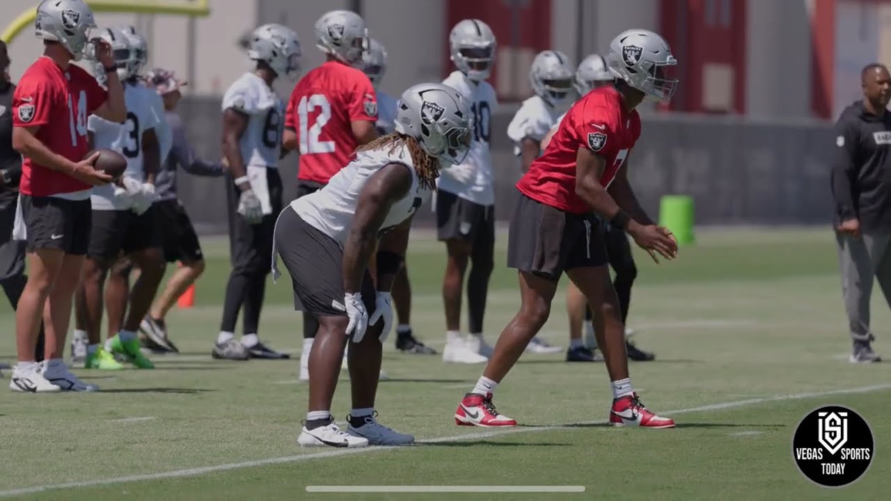 RAIDERS OTAs DAY 1 HIGHLIGHTS; GENO SMITH, ASHTON JEANTY, BROCK BOWERS ...