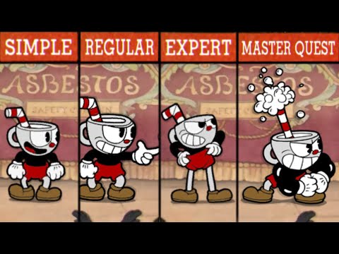 Cuphead: No Hit / Difficulty Comparison / Whole game / Master Quest (21)