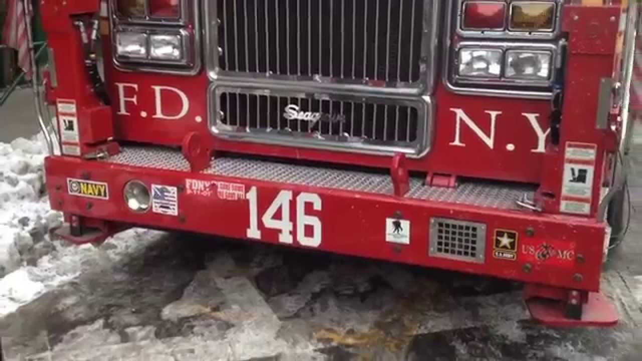 FDNY - Tower Ladder 146 "Thunderbolts" - 2010 Seagrave Aerialscope ...