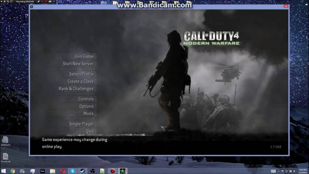 COD4 PC ONLINE MOD MENU PROOF - YouTube