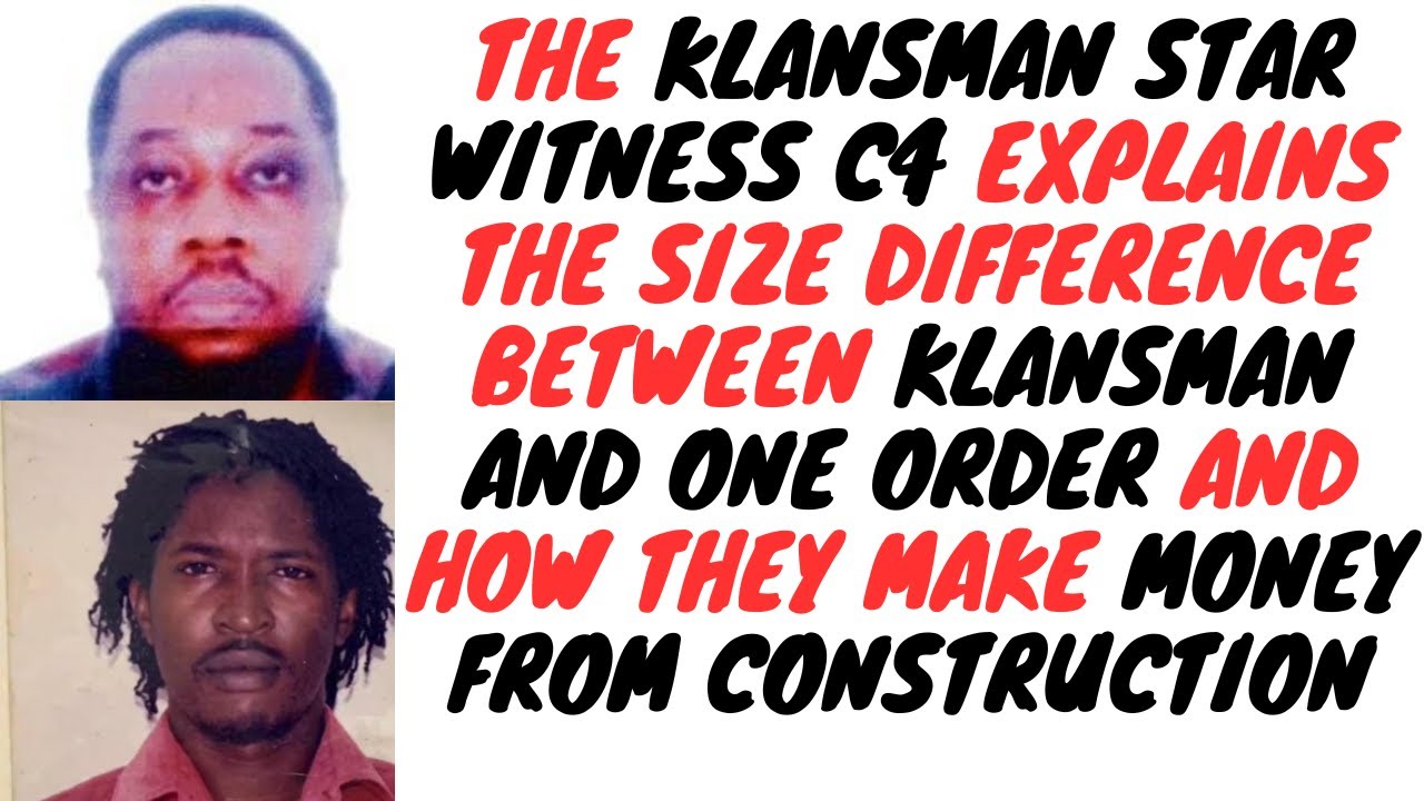 Klansman And One Order Gang Are Not Equal In Size Or Destructiveness ...