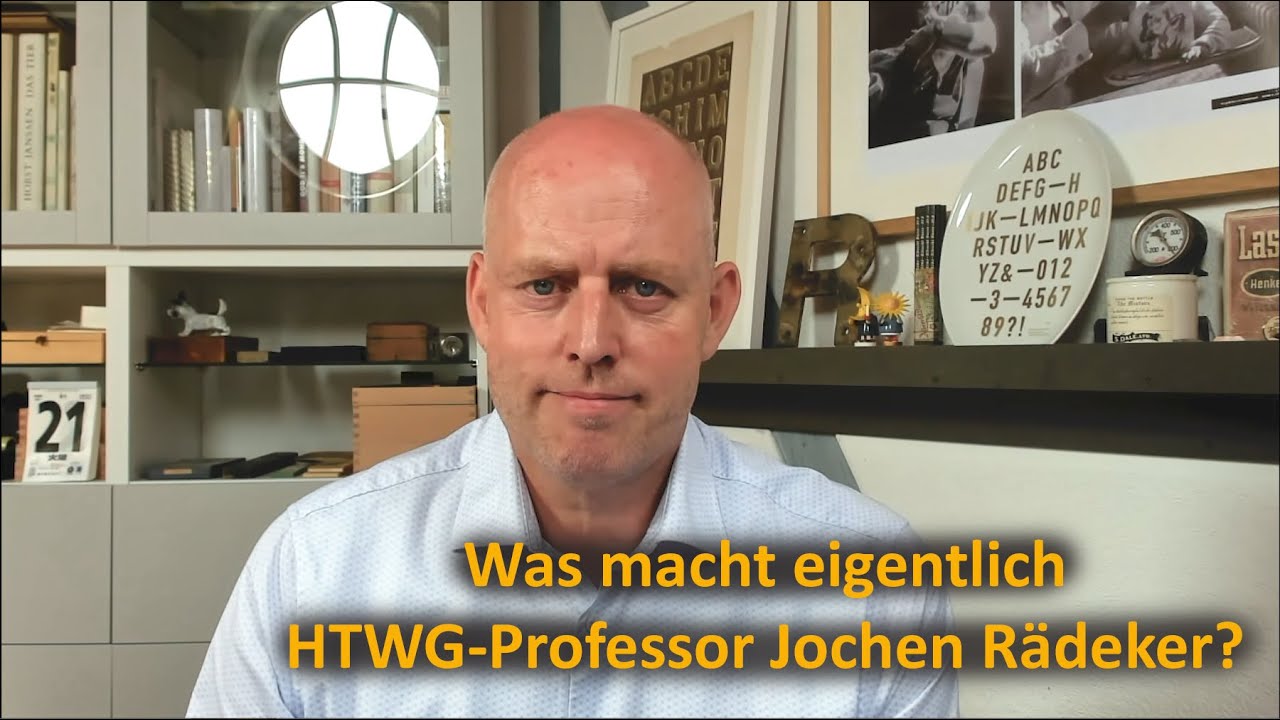 Was macht eigentlich HTWG-Professor Jochen Rädeker? - YouTube