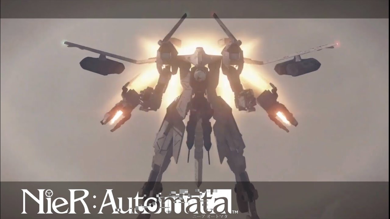 NieR: Automata - Goliath “Engels” Boss Fight #2B #9S - YouTube