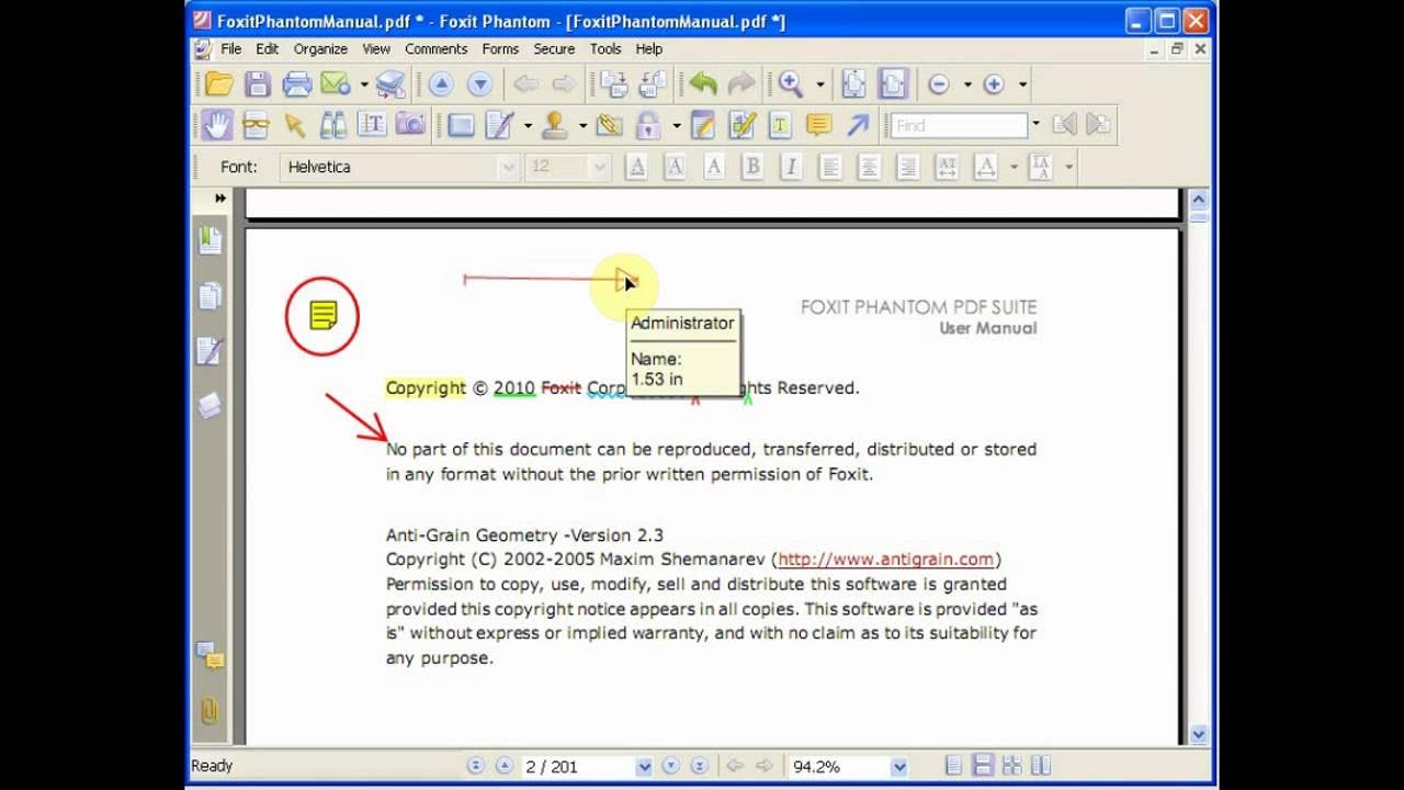 Foxit Phantom Comments Tutorial - YouTube