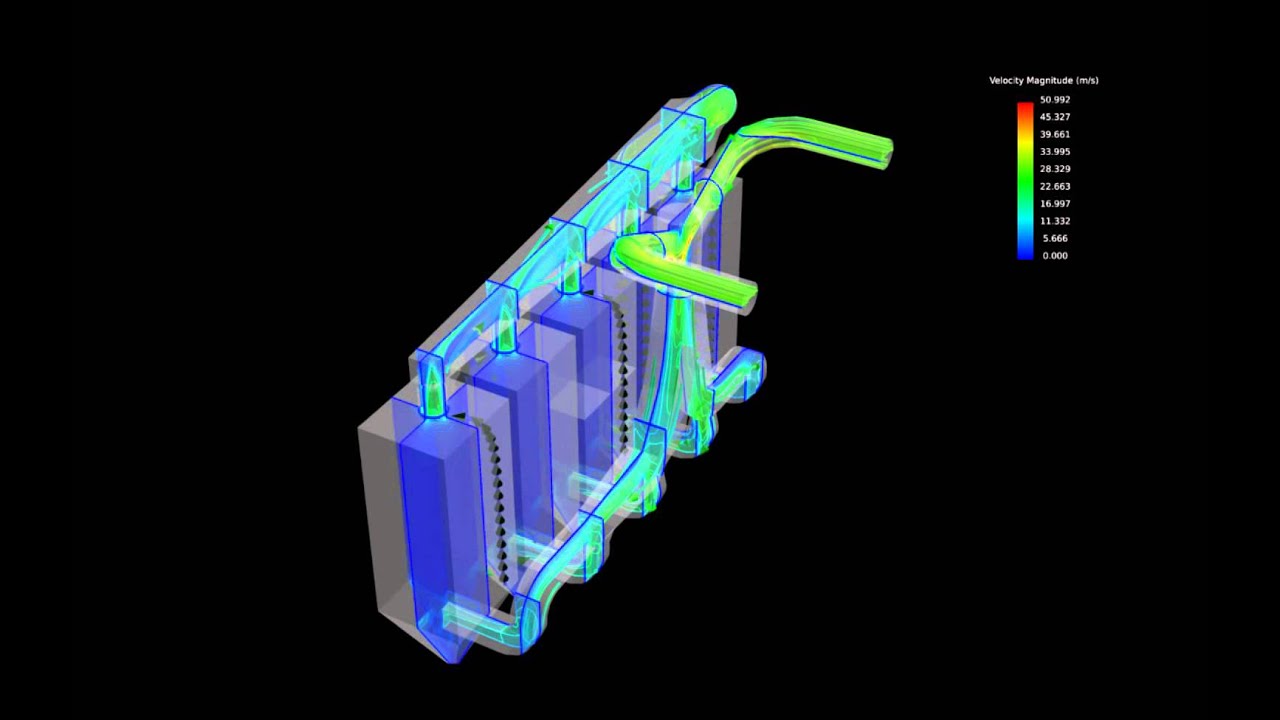 Improved Baghouse Outlet Animation (CFD) - YouTube