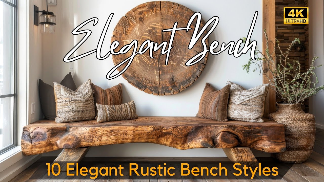 Cozy Vintage Decor: 10 Elegant Rustic Bench Styles to Elevate Your ...