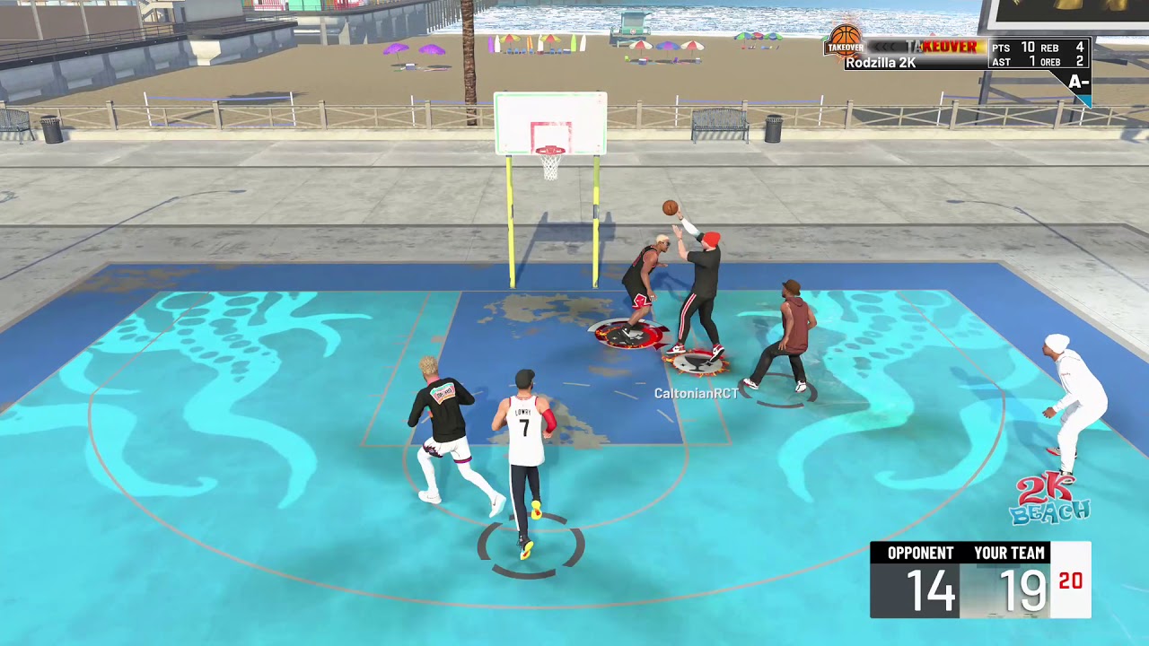 NBA 2K21 - Rodzilla Drop Step / Block / Posterize - YouTube