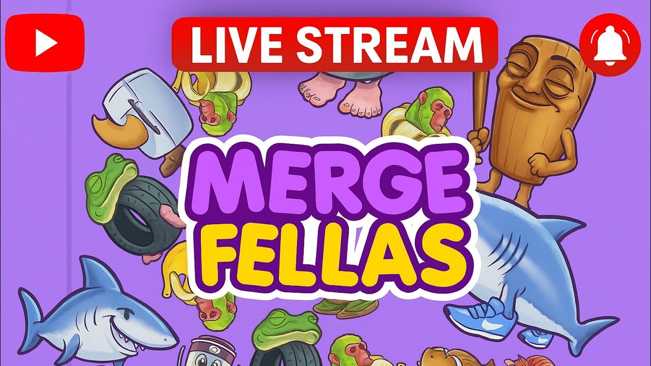 “⚔️ Non-Stop Merge Battles LIVE | Merge Fellas”#mergefellas #games # ...