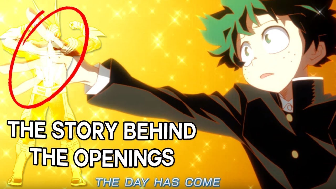 Boku no Hero Academia Openings - The Hidden Story You Didn't Know ...