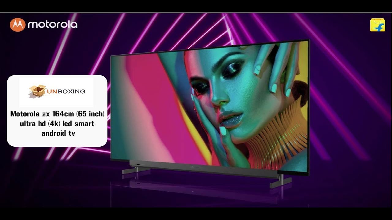 Motorola zx 164cm (65 inch) ultra hd (4k) led smart android tv with ...