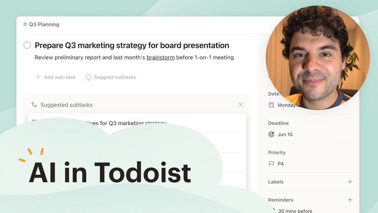 Meet Todoist Assist – Privacy-first AI that’s actually useful - YouTube