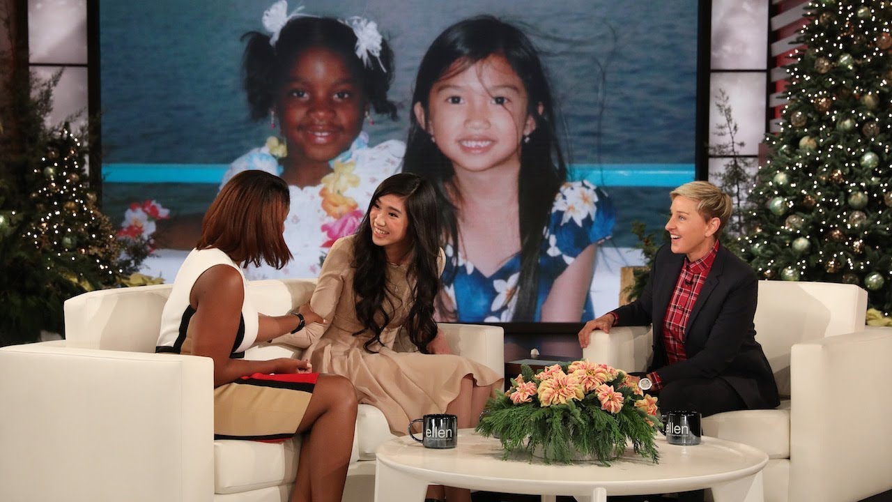 Ellen Helps Reunite Long Lost Friends Who Reconnected on Twitter - YouTube