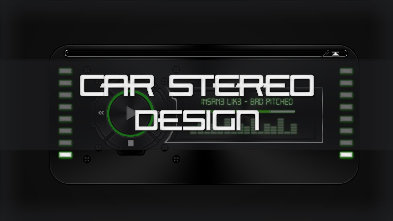 Car Stereo Interface Design | SpeedART - YouTube