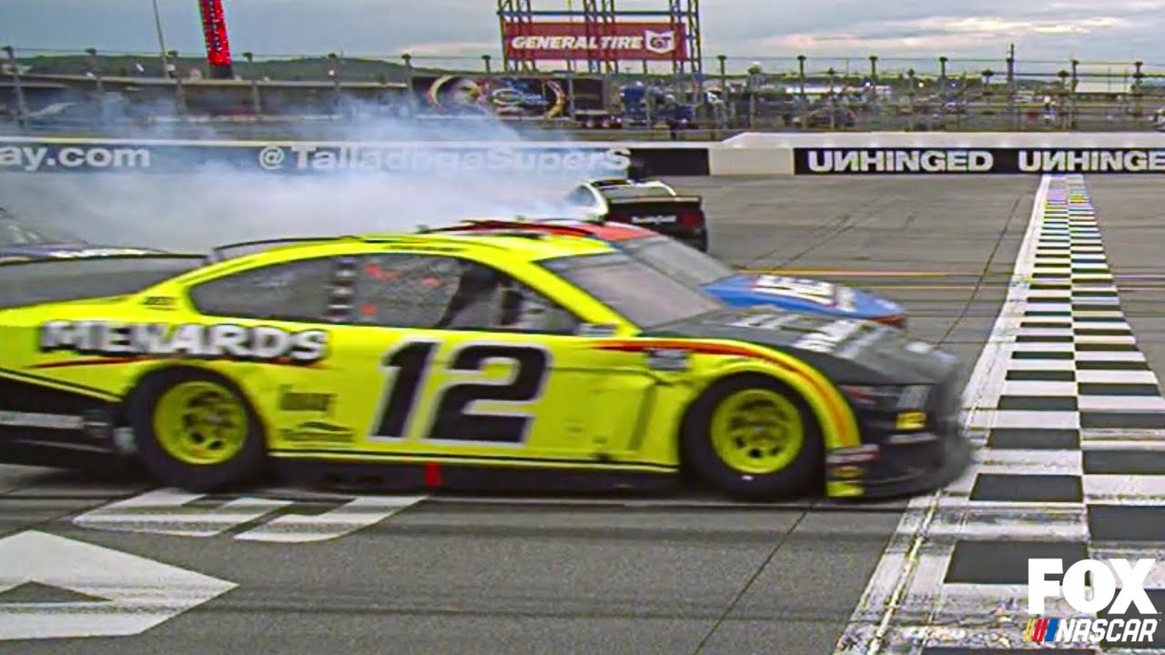 Ryan Blaney Wins Second Straight Race at Talladega (Full Finish) - YouTube