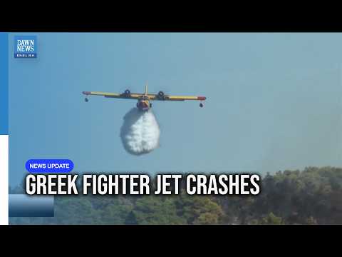 WATCH: F-4 Phantom Crashes at Greek Air Show, Pilots’ Fate Unknown | Dawn News English