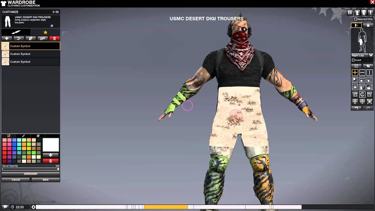 APB Camouflage Symbol application - YouTube