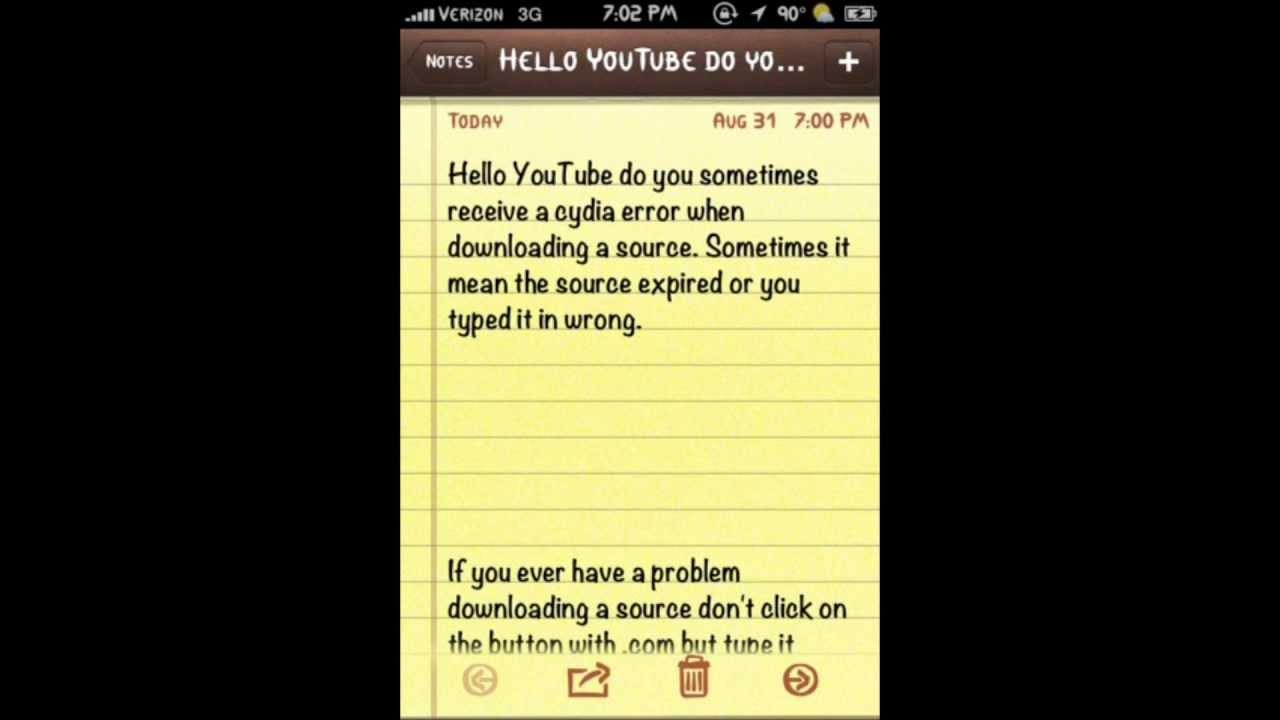 How to get fix of Cydia errors - YouTube