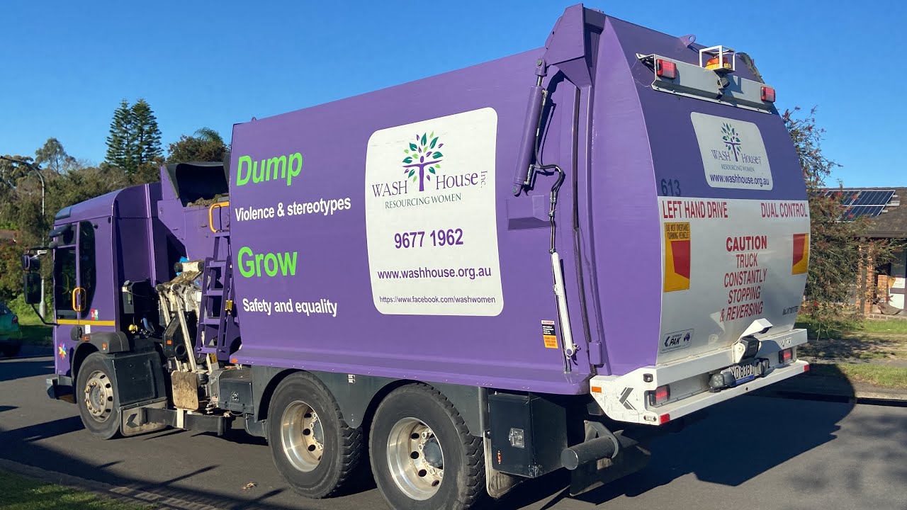 Blacktown Garbage truck 613 Missed Collections - YouTube