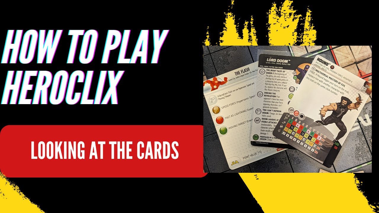 How to Play Heroclix Chapter 5, Cards - YouTube