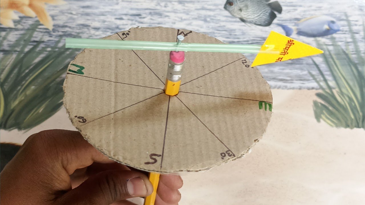 How To Make Wind Vine - School Project || How To Make Directions ...