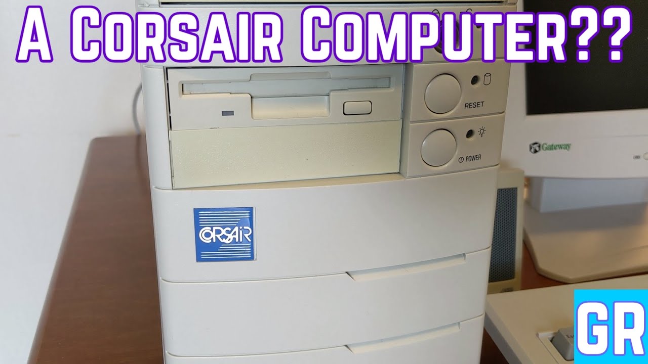 A vintage Corsair computer? - YouTube