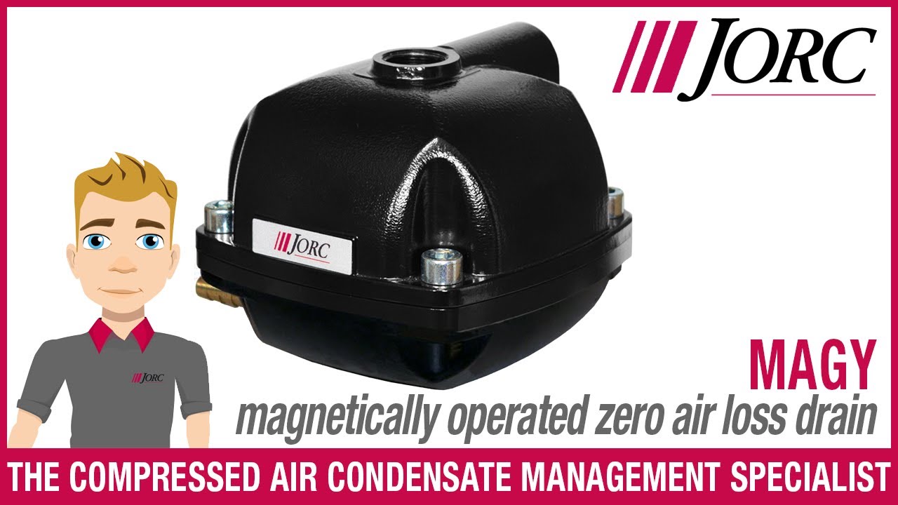 MAGY | Magnetically operated zero air loss drain - YouTube