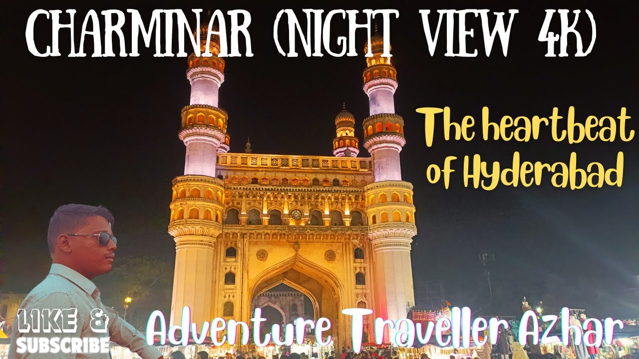 Charminar Hyderabad | Night View in 4K - YouTube