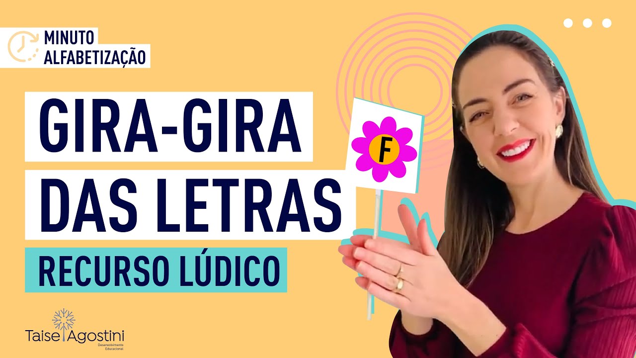 MINUTO ALFABETIZAÇÃO - GIRA-GIRA DAS LETRAS - YouTube