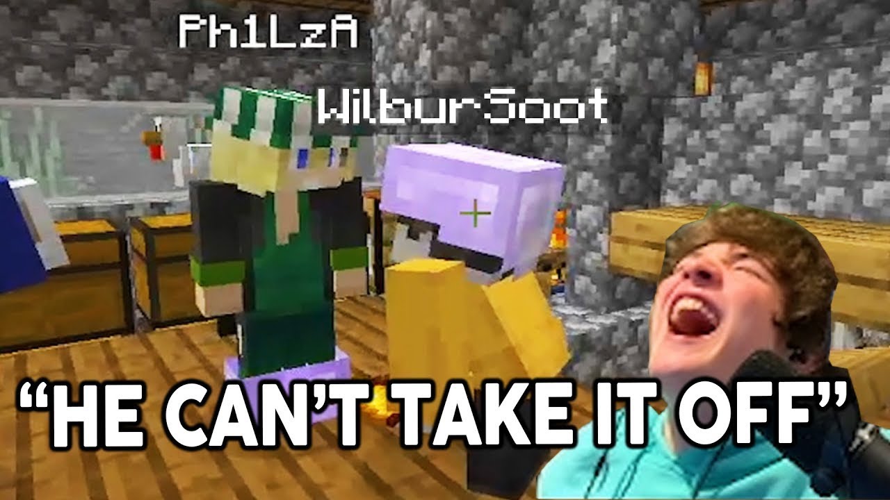 Tubbo Made a CURSED HELMET for Philza but Ghostbur PUT IT ON and is ...