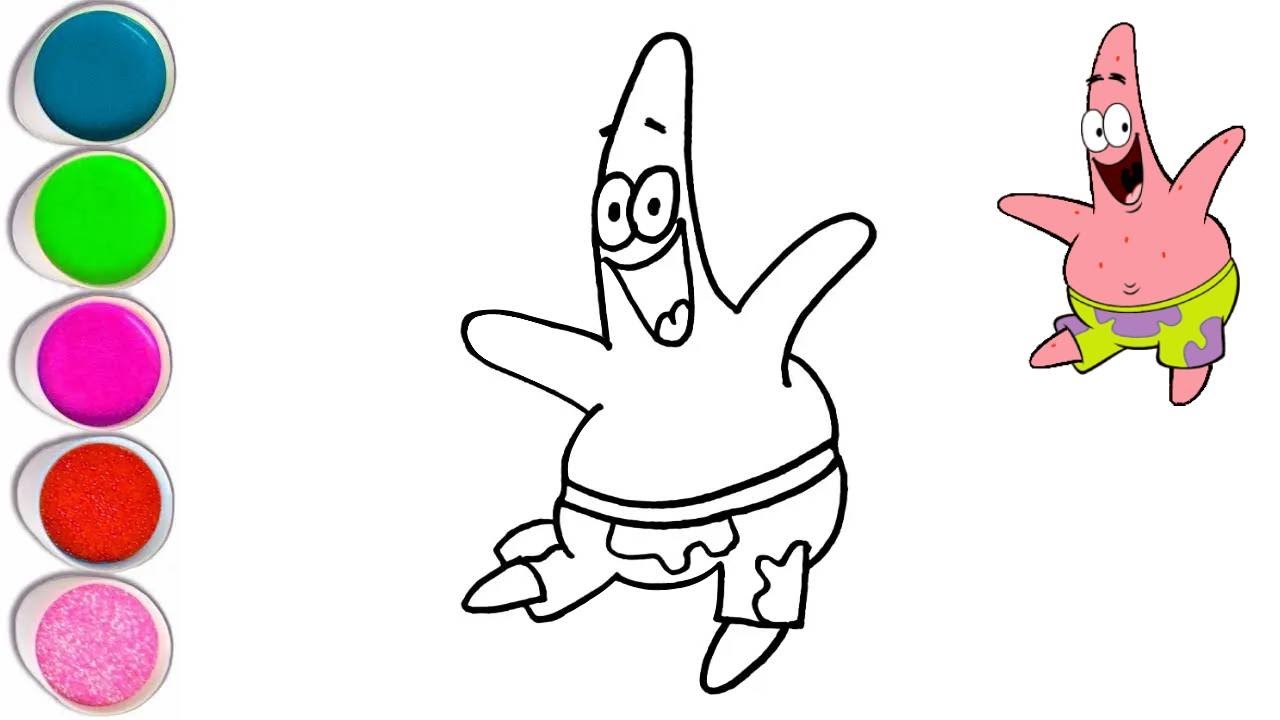 How to Draw Patrick Star Step-by-Step | Easy & Fun SpongeBob Art for ...