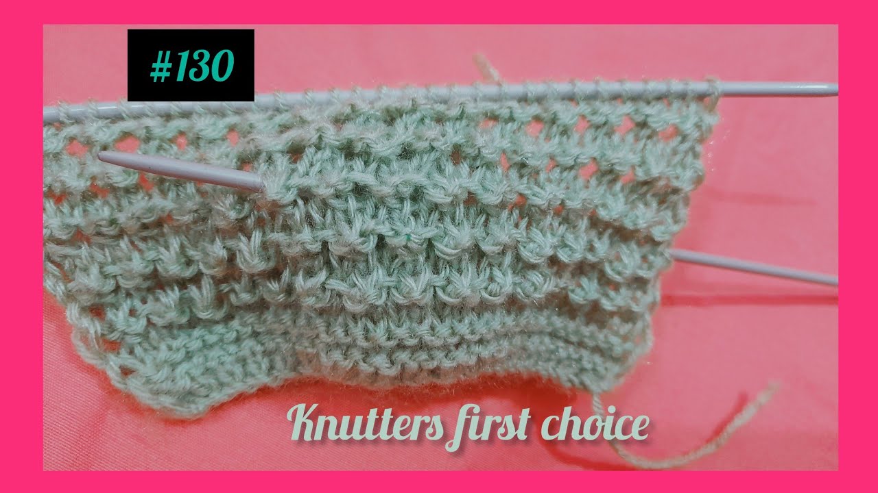 Simple Easy Beautiful Knitting//step by step tutorial @ - YouTube