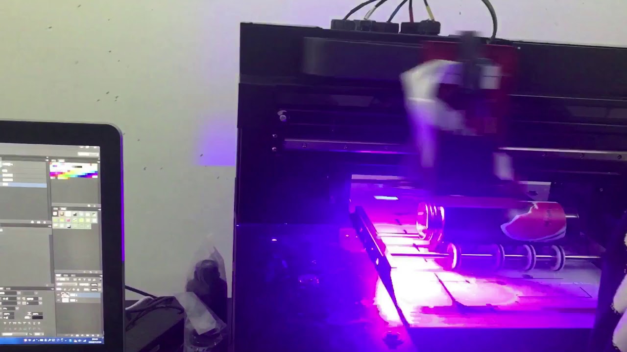 uv bottle printing by RFC printer - YouTube