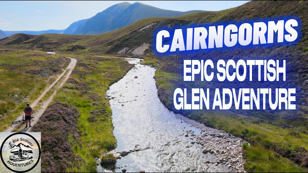 Glen Einich. Aviemore mtb. Part 4. Loch Einich - Lochan Deo. Cairngorms ...