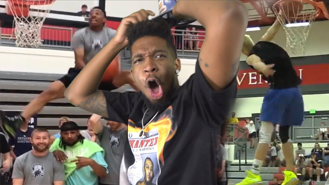 WAIT SO WHO WON!?! INSANE DUNK CONTEST FT. JORDAN KILGANON, JCLARK AND ...