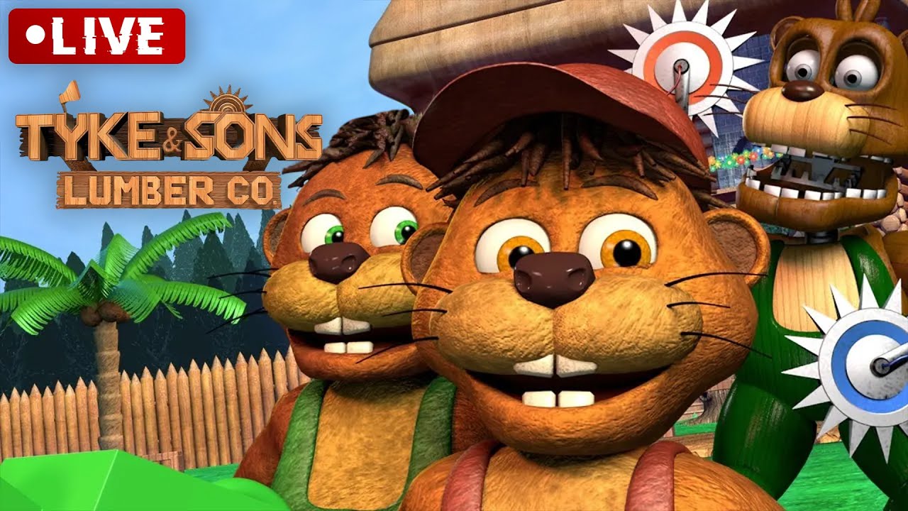 FINISHED TYKE & SONS LUMBER CO! | NIGHTS 3-5 | FNAF FAN GAMES STREAM ...