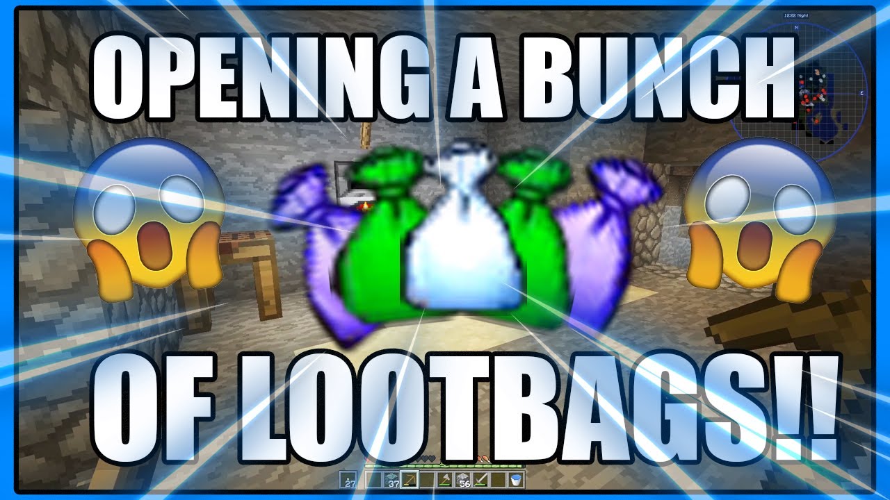 OPENING A BUNCH OF MODDED LOOTBAGS (modded minecraft ep:6) - YouTube