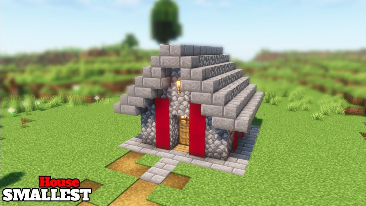 Minecraft Stylish Compact 3x3 Survival House Tutorial - YouTube