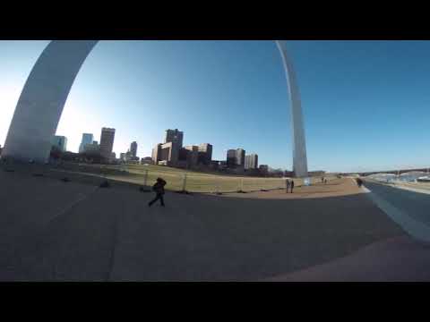 Gateway Arch National Park in 360 VR - YouTube